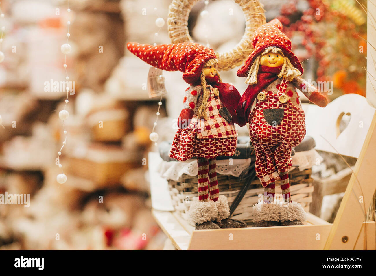 Christmas elf elves shop store hi-res stock photography and images - Alamy