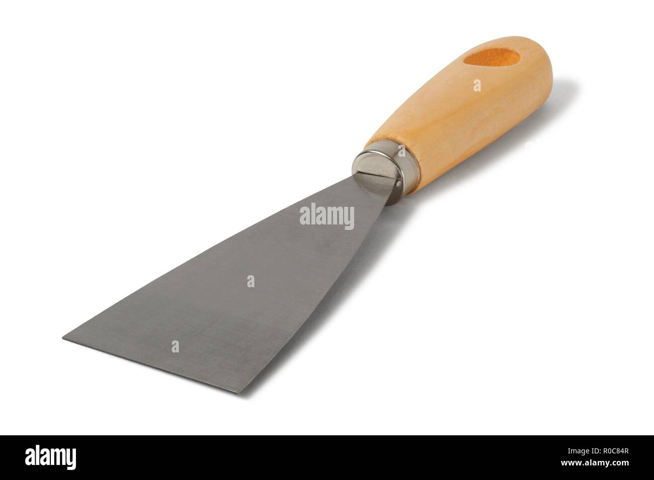 Steel scraper isolated on white background Stock Photo - Alamy