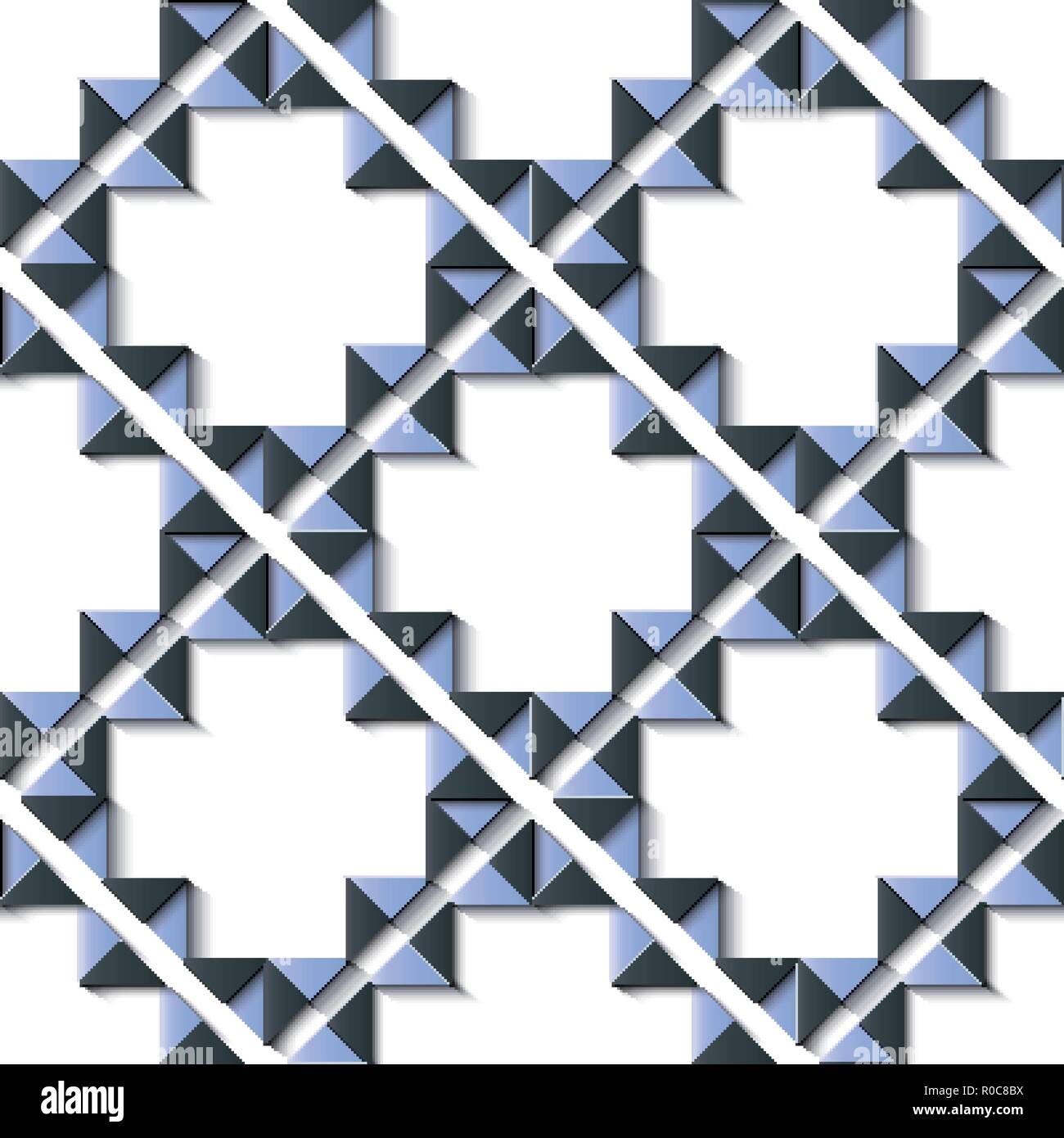 Seamless relief sculpture decoration retro pattern triangle check ...