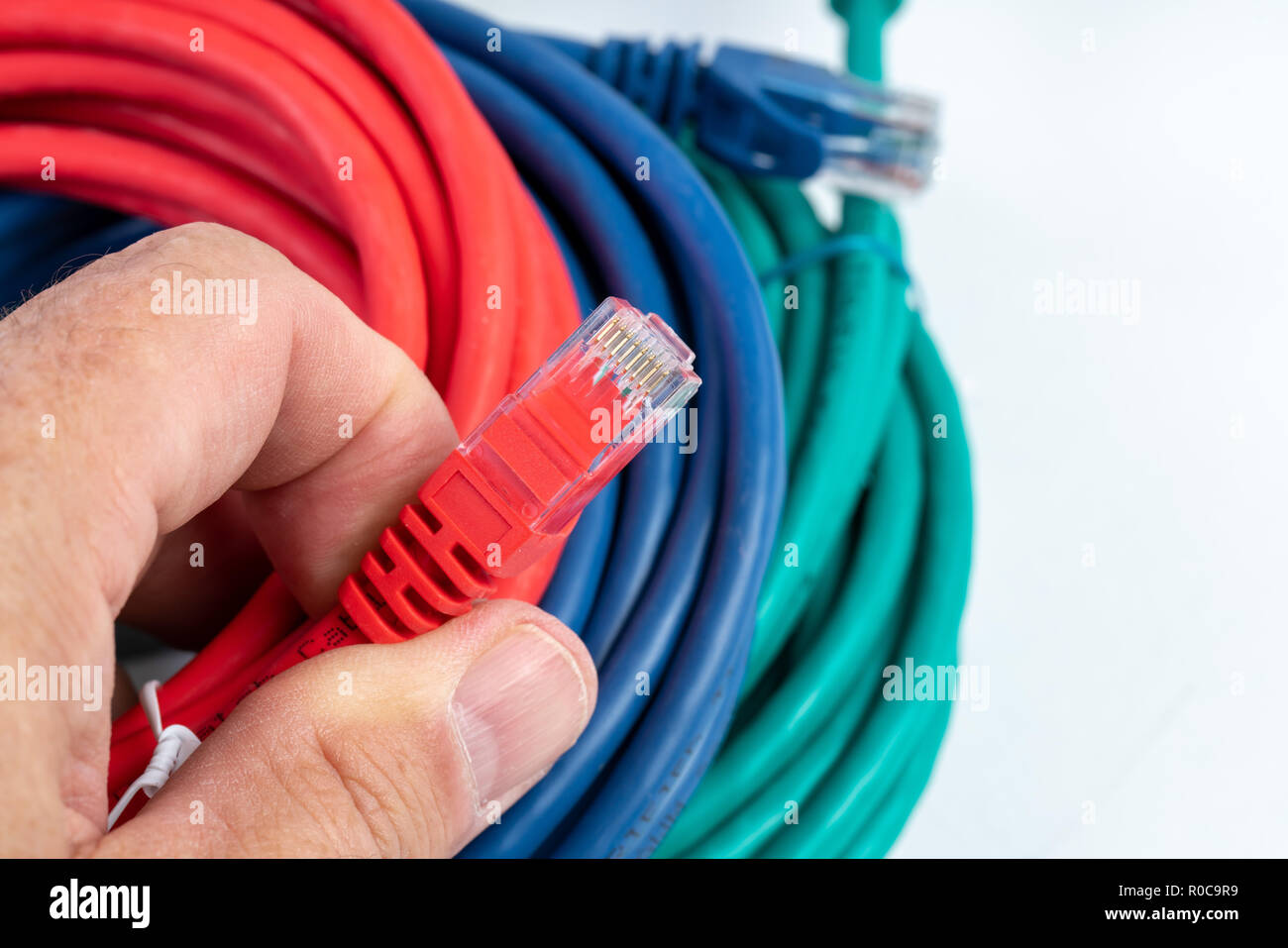 Category 5 cable hi-res stock photography and images - Alamy