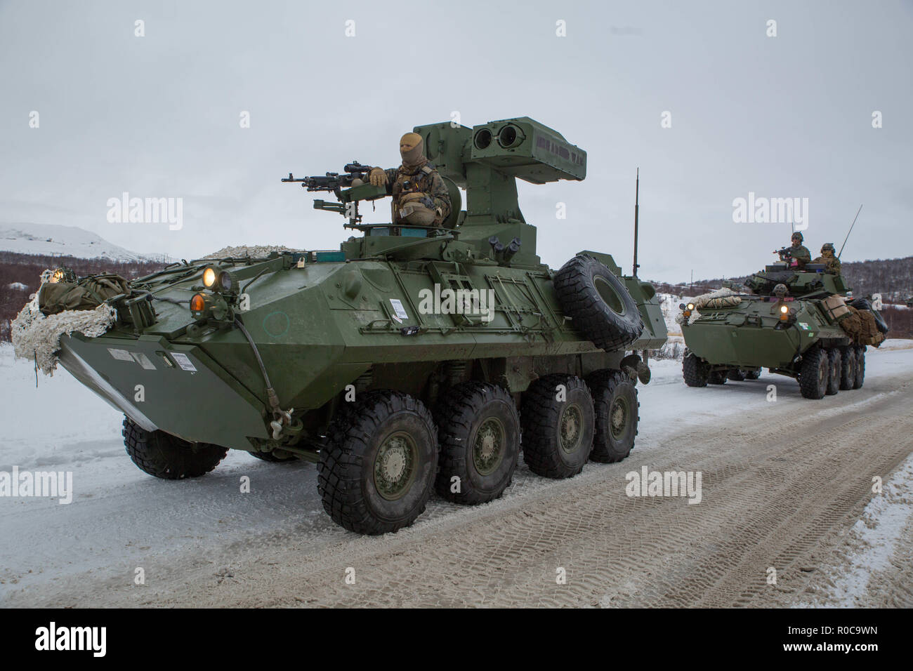 U.S. Marines with 2nd Light Armored Reconnaissance Battalion, 2nd ...