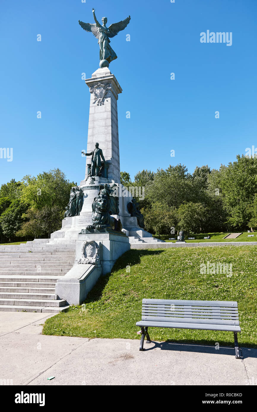Montreal, Canada - June, 2018: George-Etienne Cartier Monument in Mount ...