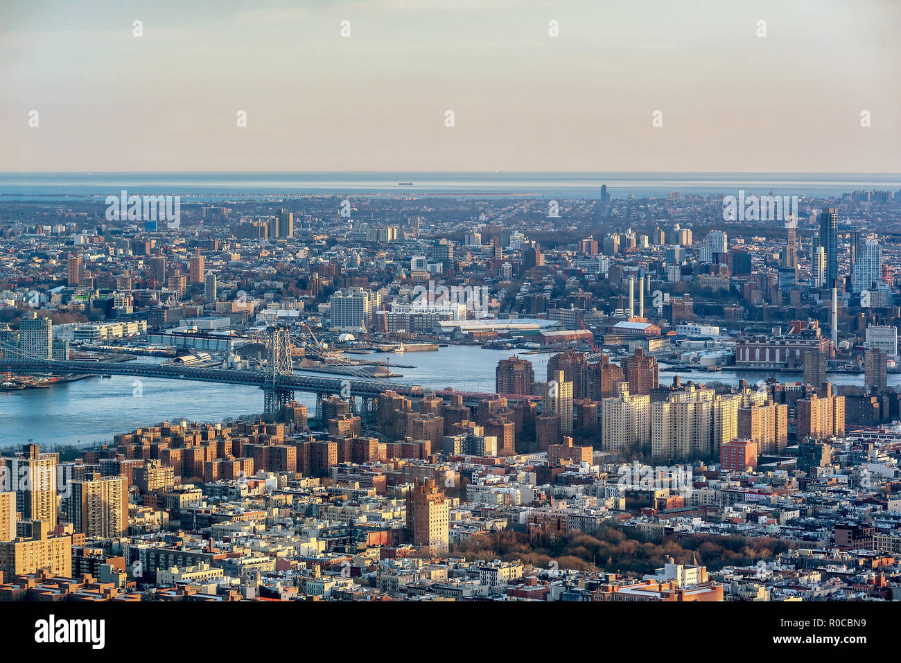 Aerial view of New York City skyline Stock Photo - Alamy