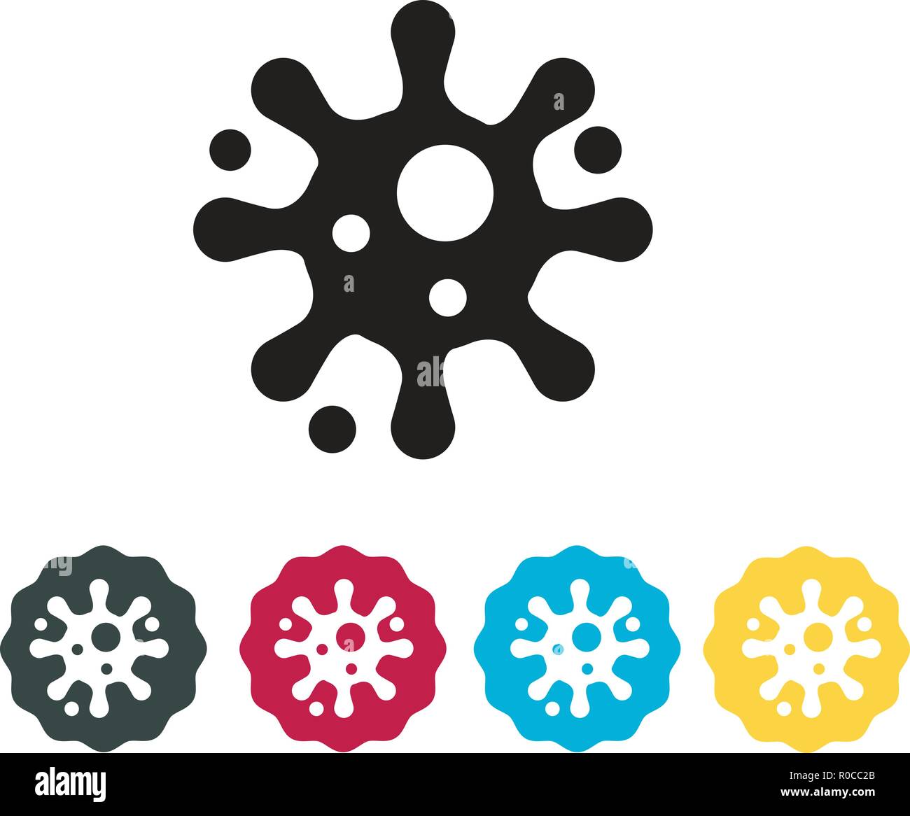 Virus - Infection Prevention Icon as EPS 10 File Stock Vector Image ...