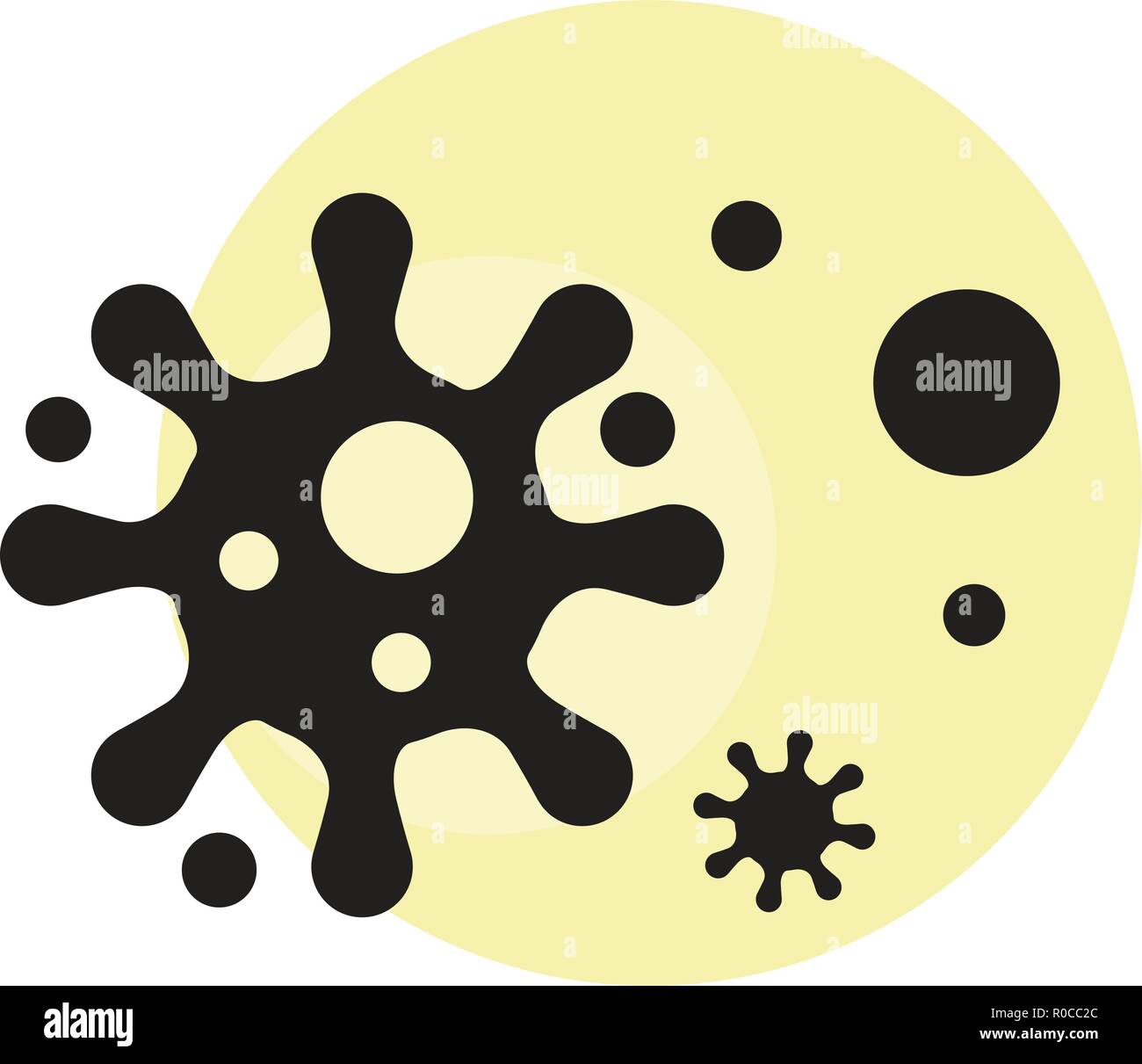 Virus - Infection Prevention Icon as EPS 10 File Stock Vector Image ...