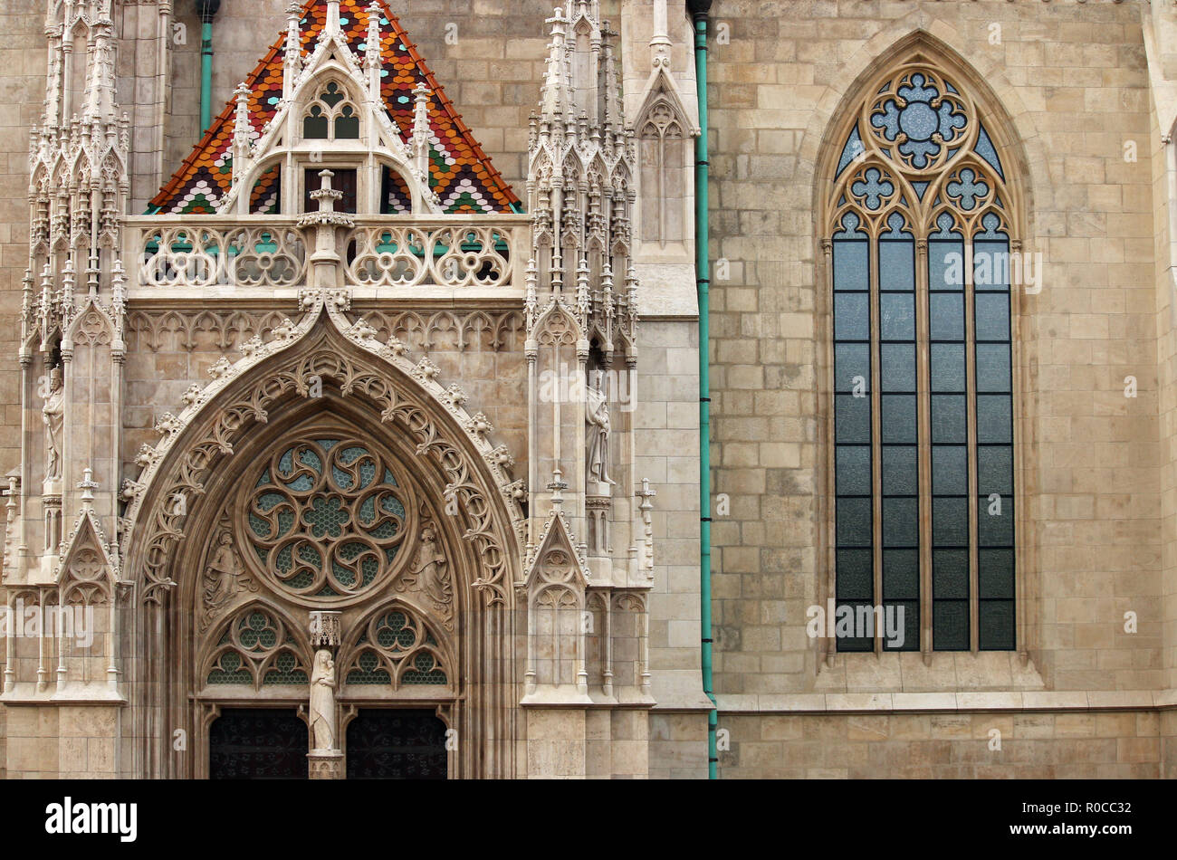 Matthias church detail hi-res stock photography and images - Alamy