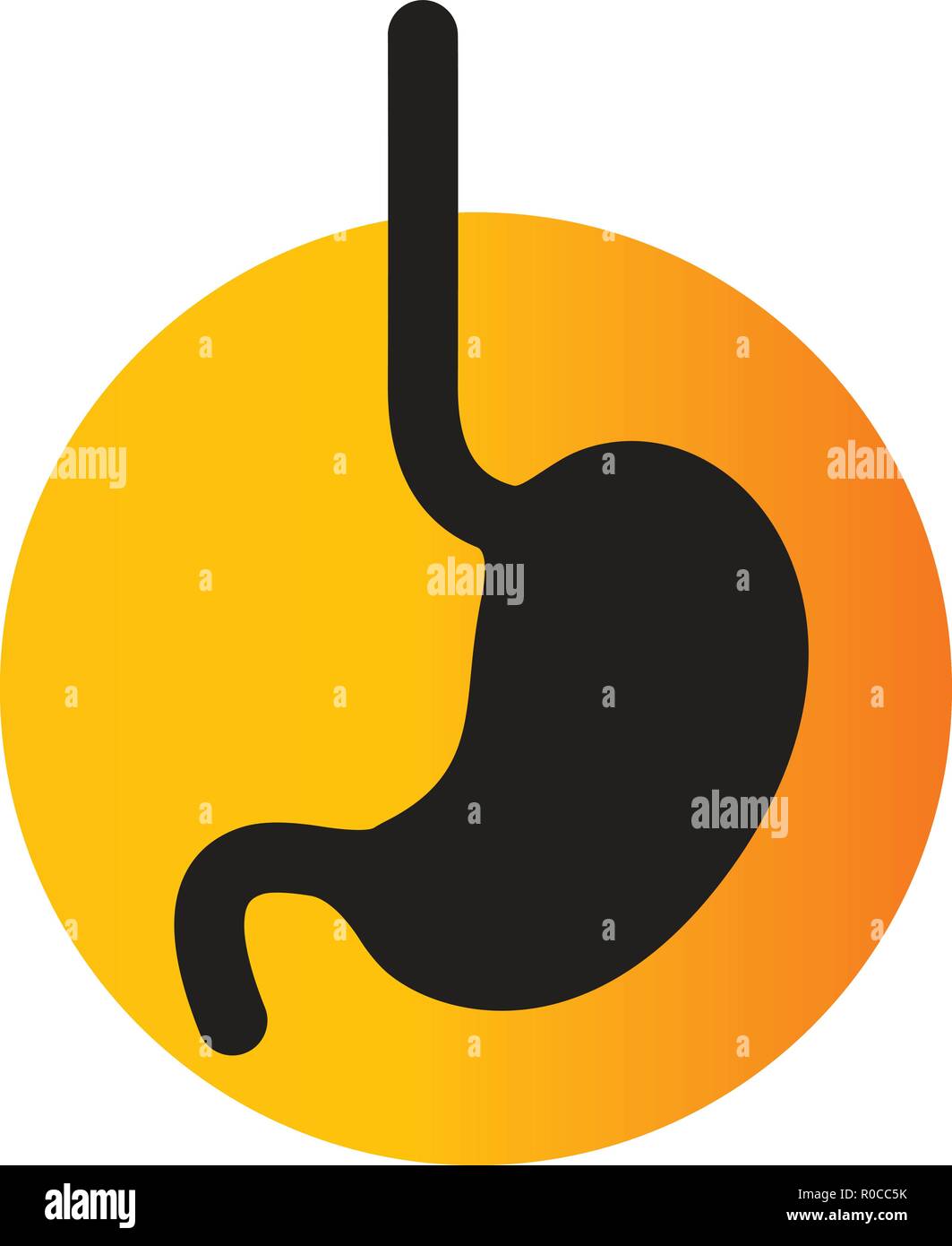 Stomach cut out Stock Vector Images - Alamy