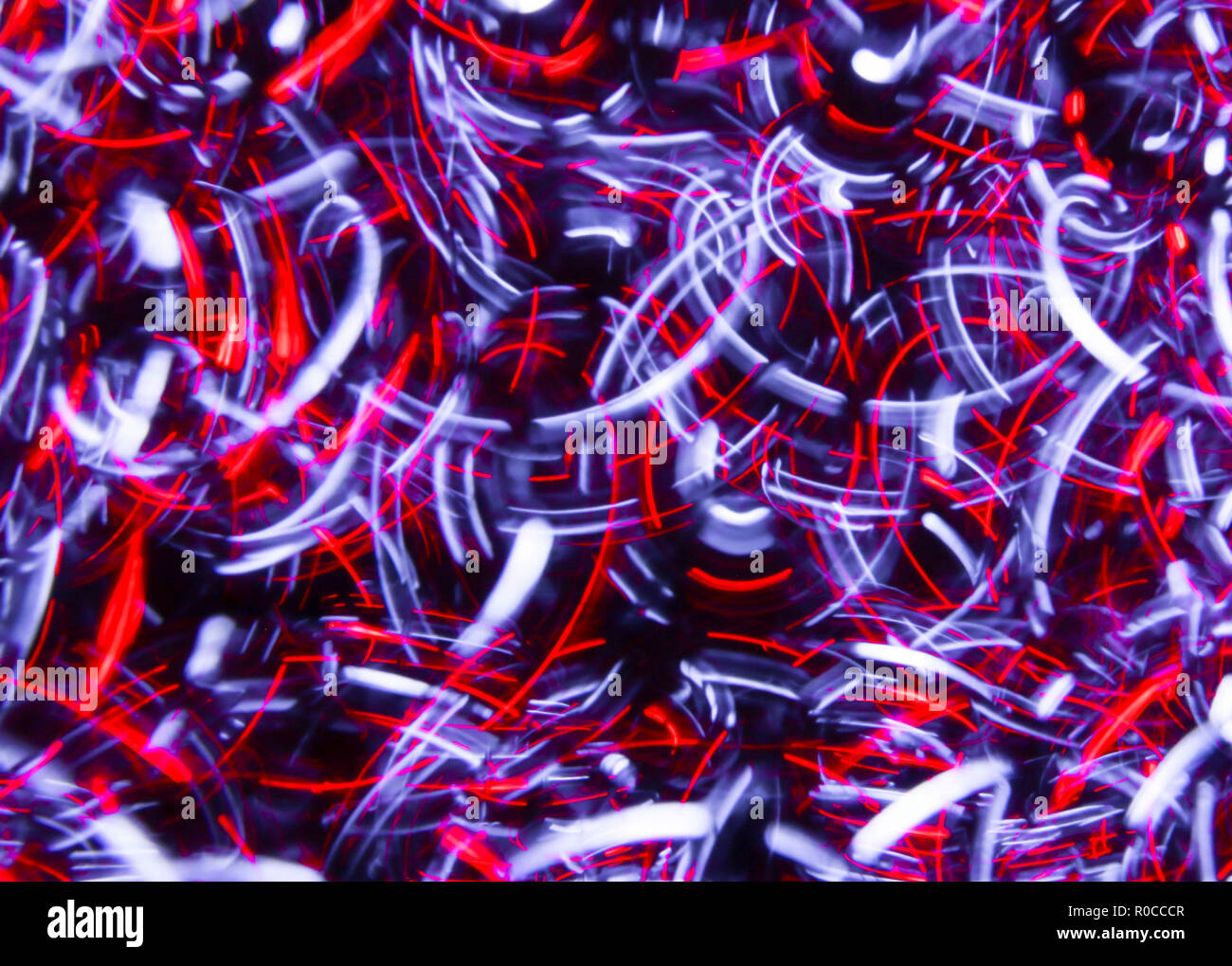 Abstract background of a pattern formed by light painting with a Comic ...