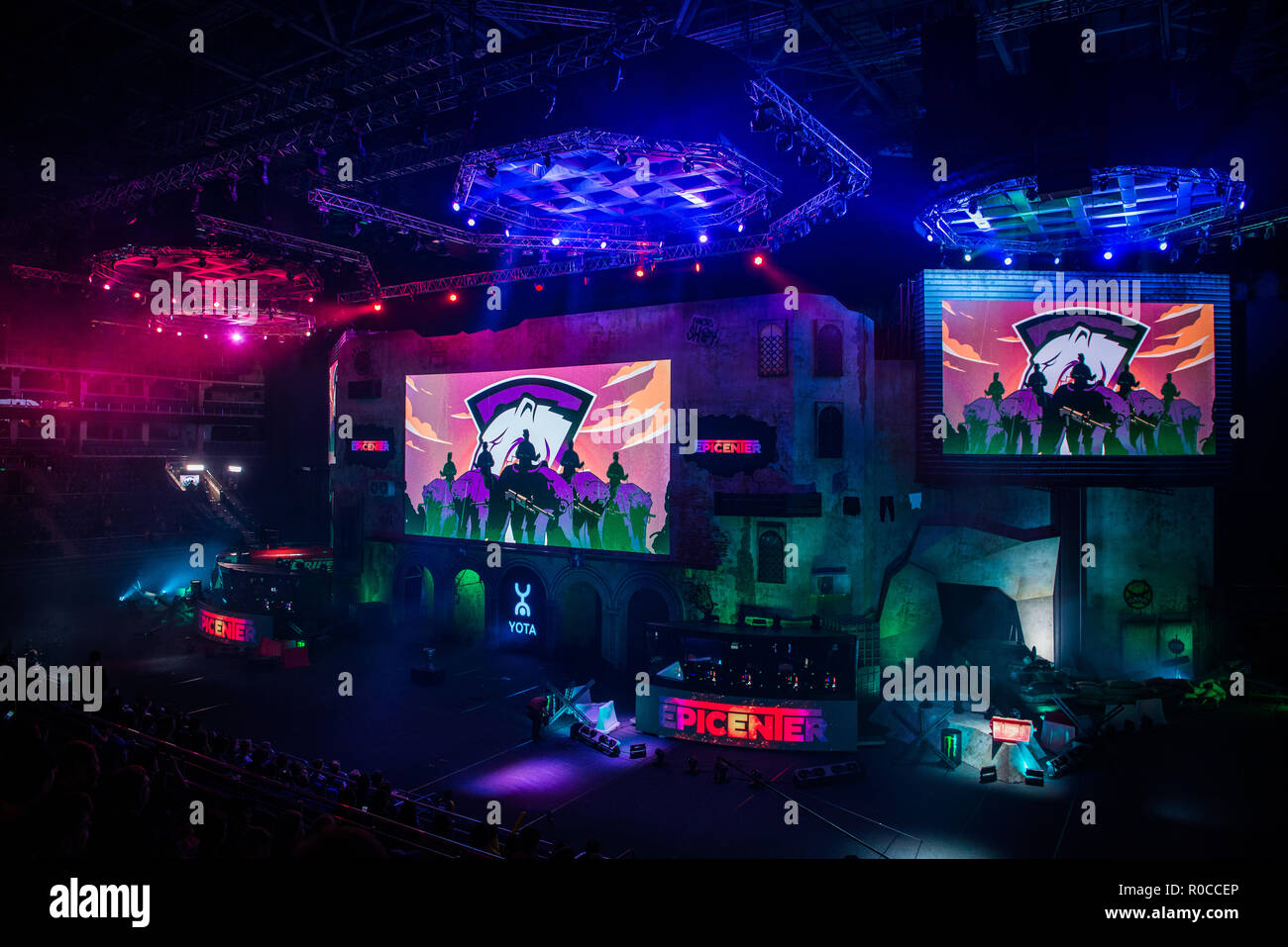 MOSCOW, RUSSIA - OCTOBER 27 2018: EPICENTER Counter Strike: Global ...