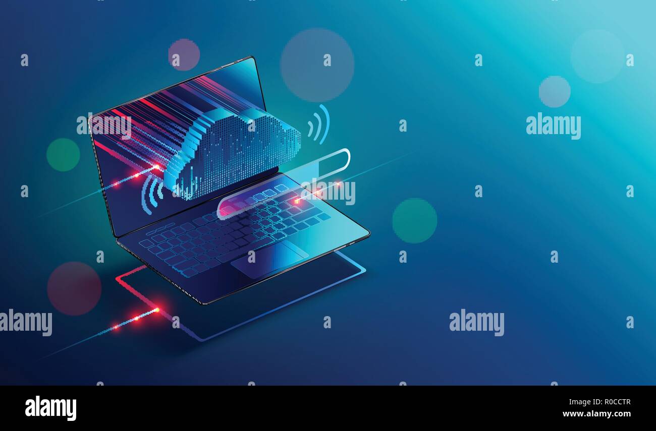 Conceptual display online security Stock Vector Images - Alamy