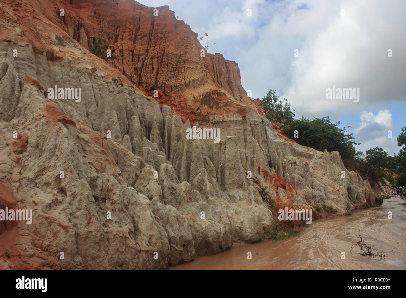 fairytale stream, river through sand stone mui ne vietnam Stock Photo ...