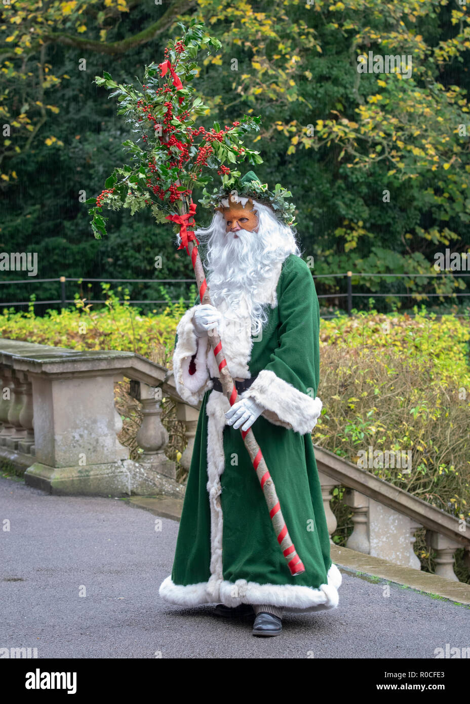 Traditional victorian father christmas santa hi-res stock photography ...