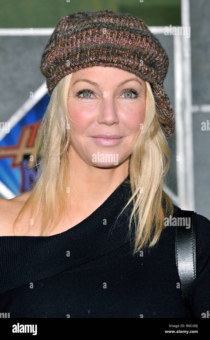 Heather Locklear arriving at the HANNAH MONTANA Miley Cyrus Premiere at ...