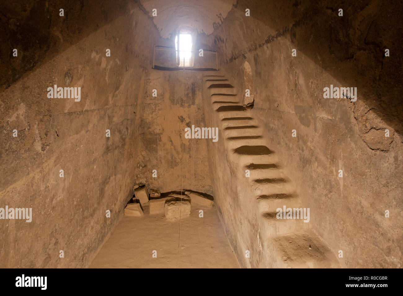 Herodium King Herod Fortress-water system Stock Photo - Alamy