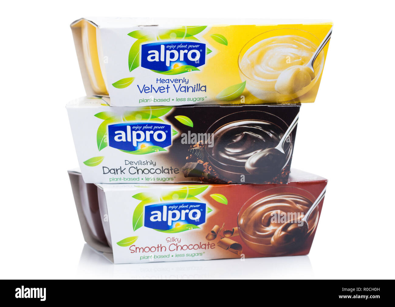 Alpro soya hi-res stock photography and images - Alamy