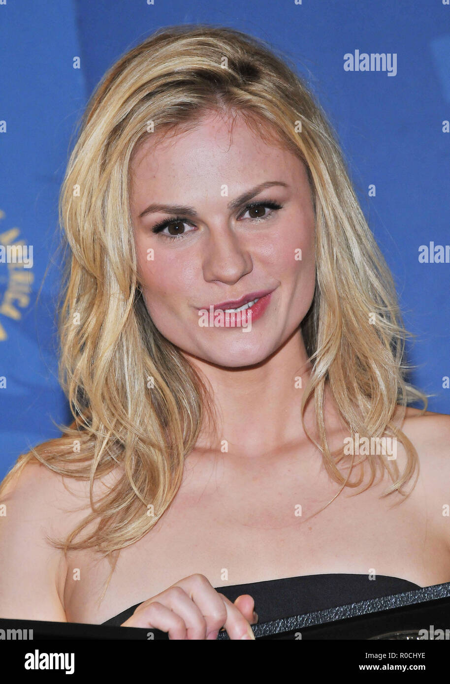 Anna Paquin backstage of the DGA - Director Guild Awards - at the ...