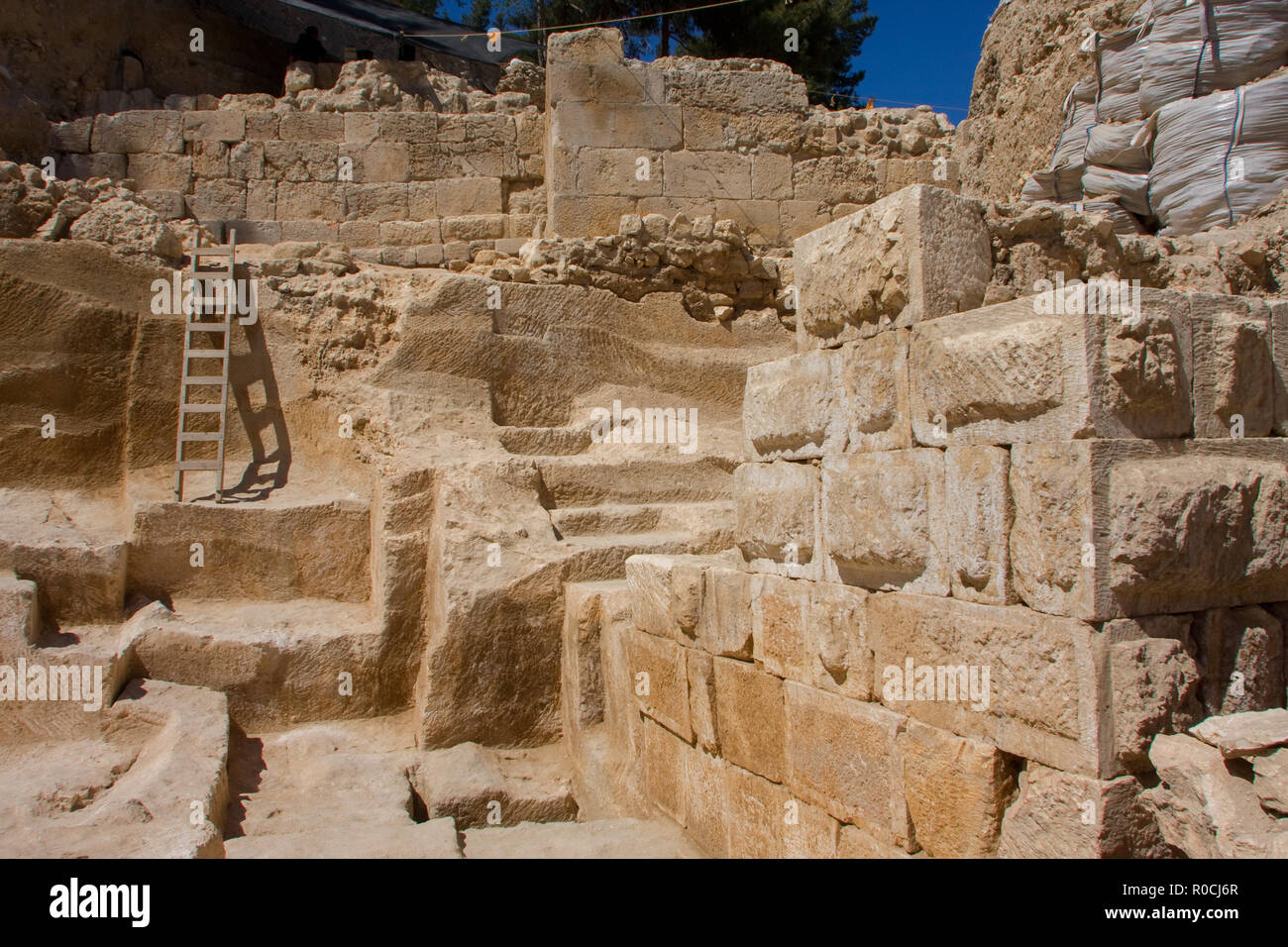 Jerusalem, excavations in the ancient City of David Stock Photo - Alamy