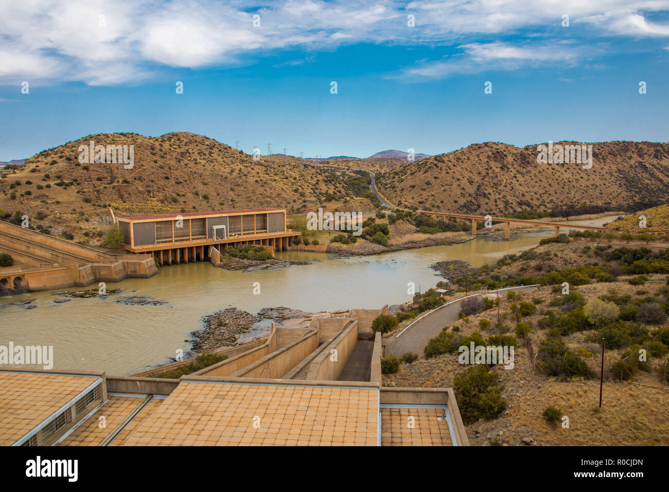 GAriep dam on the Orange river in South Africa Stock Photo - Alamy