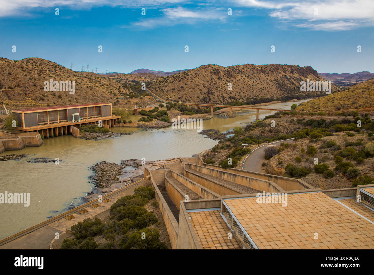 GAriep dam on the Orange river in South Africa Stock Photo - Alamy
