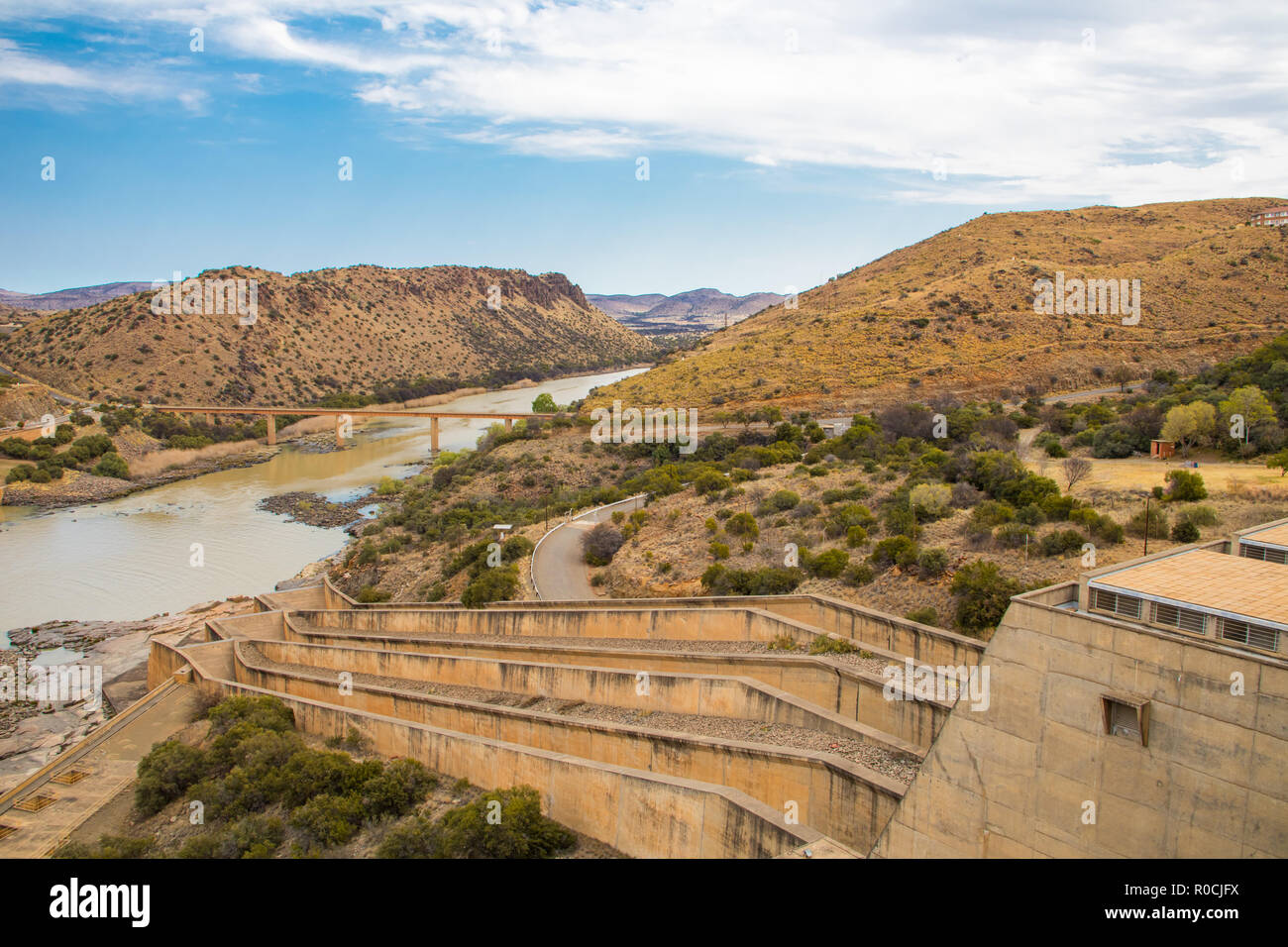 GAriep dam on the Orange river in South Africa Stock Photo - Alamy