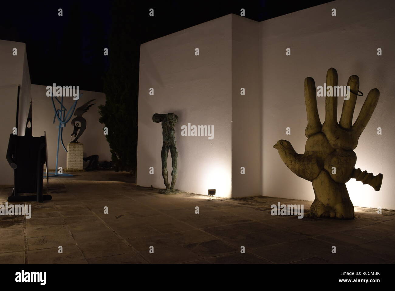 Modern artwork at Vorres musem in the suburbs of Athens Stock Photo - Alamy