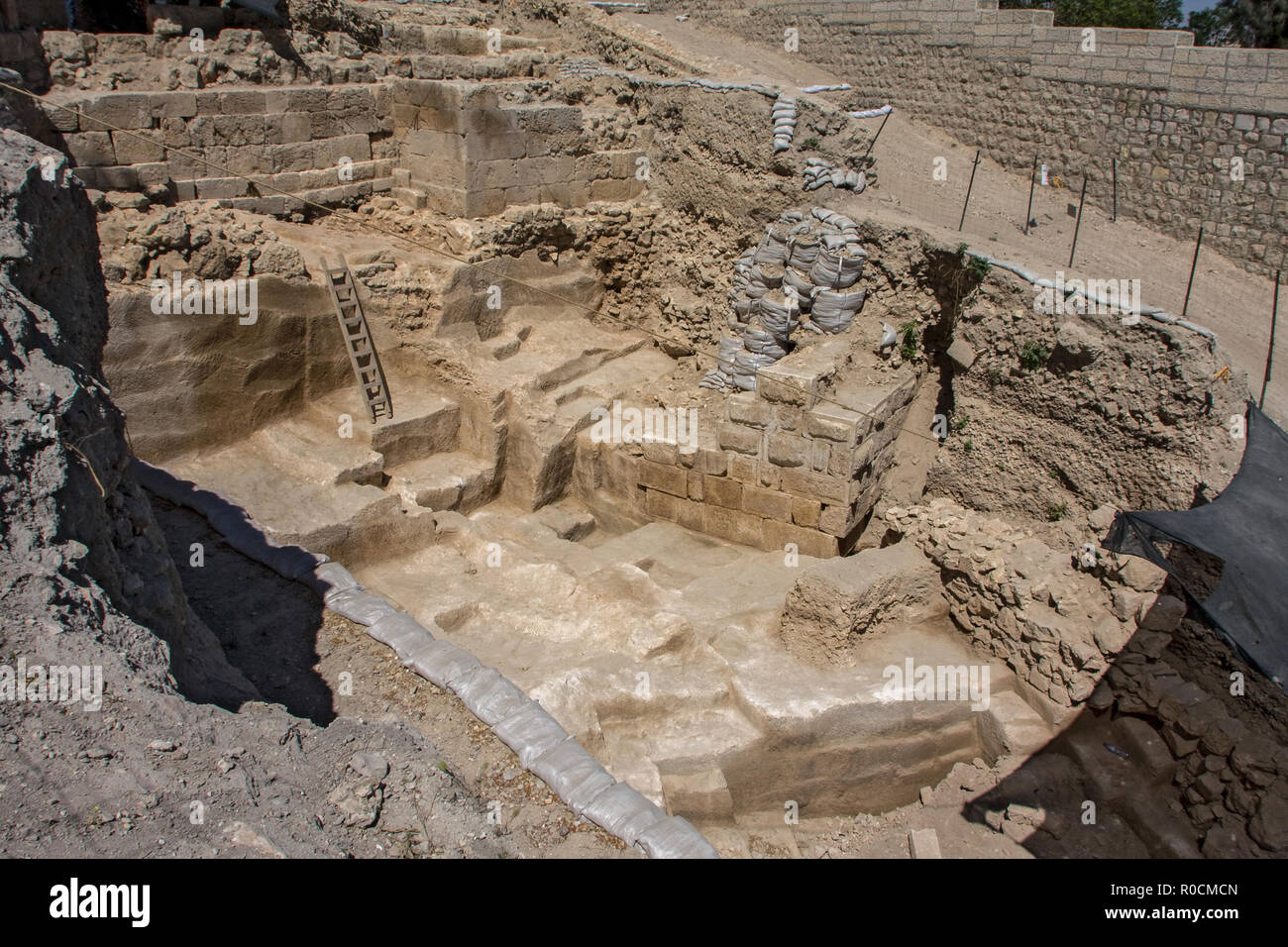 Jerusalem, excavations in the ancient City of David Stock Photo - Alamy