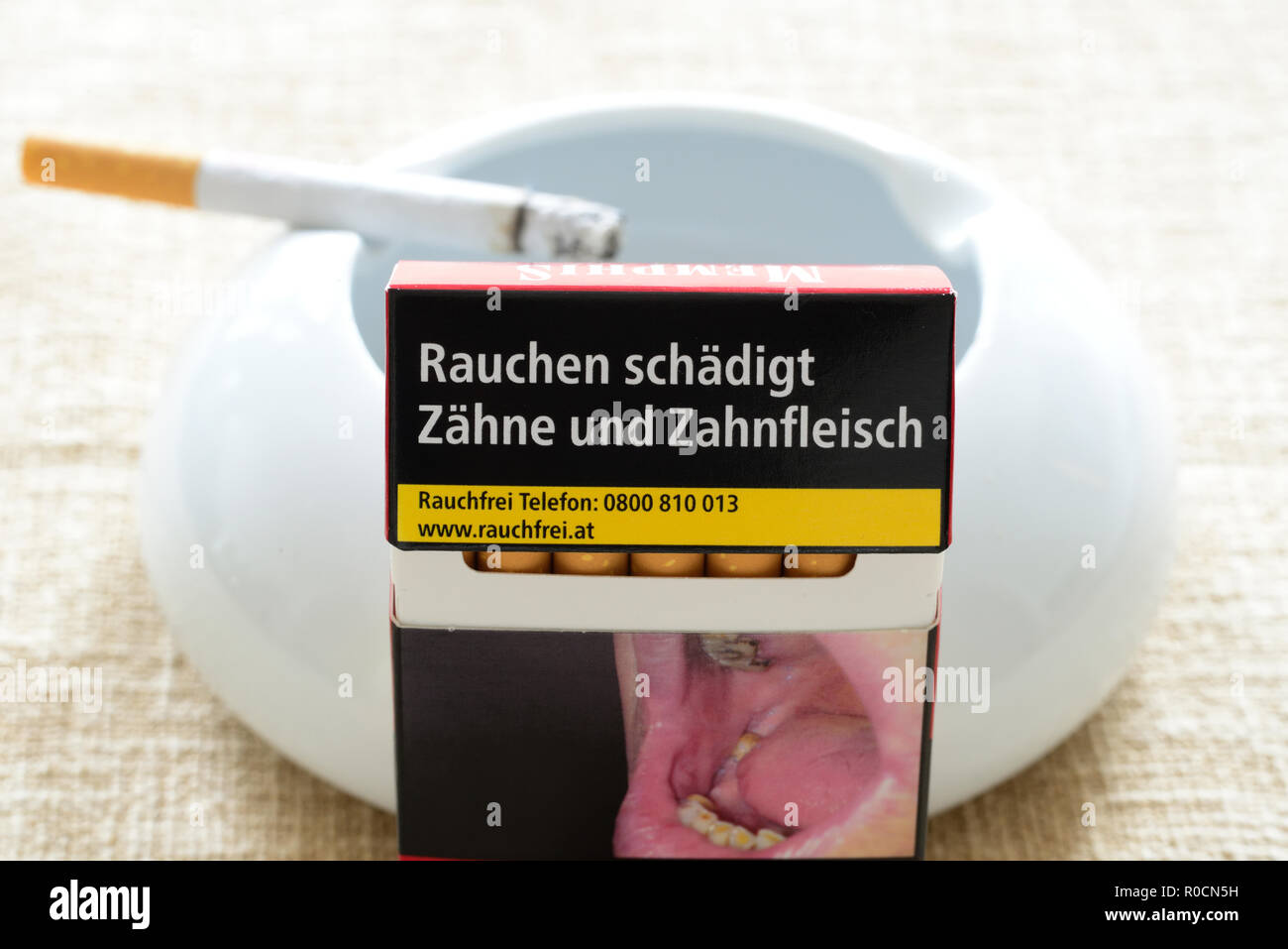 Cigarettes warning hi-res stock photography and images - Alamy