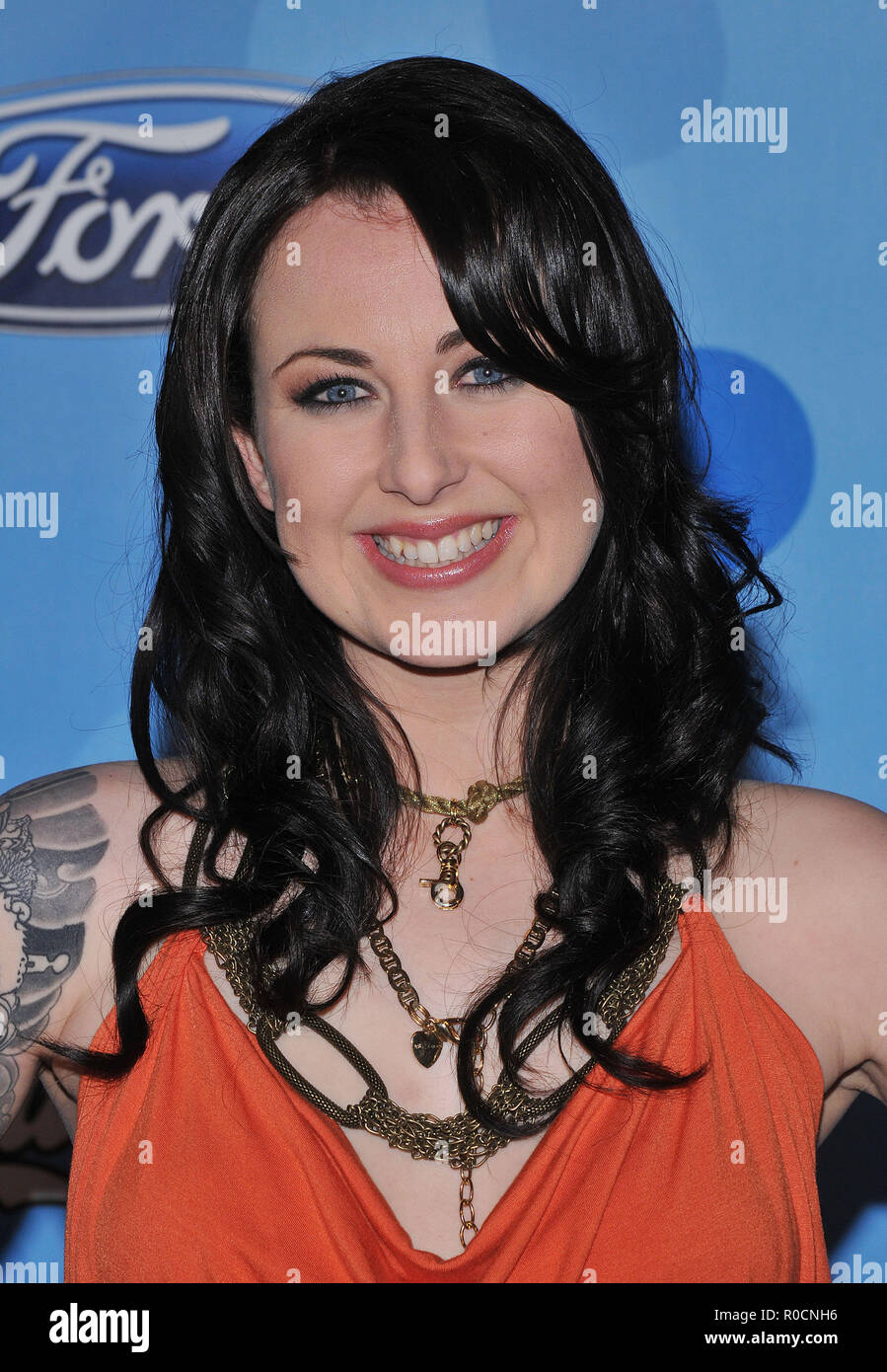 Carly Smithson American Idol - The Top 12 Party - at the Wolfgang Puck ...