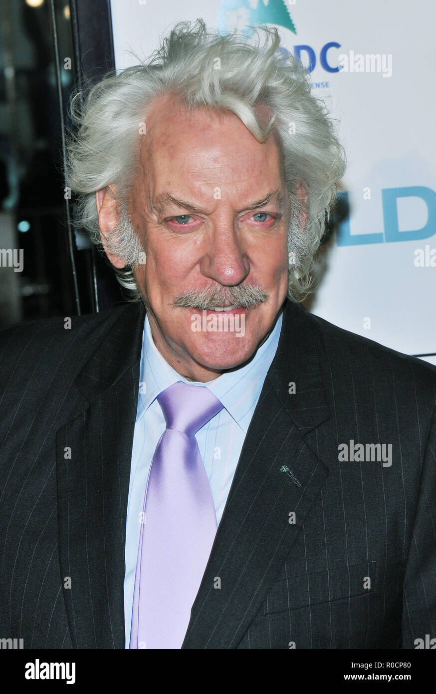 Donald Sutherland arriving at the FOOL'S Gold Premiere at the Chinese ...