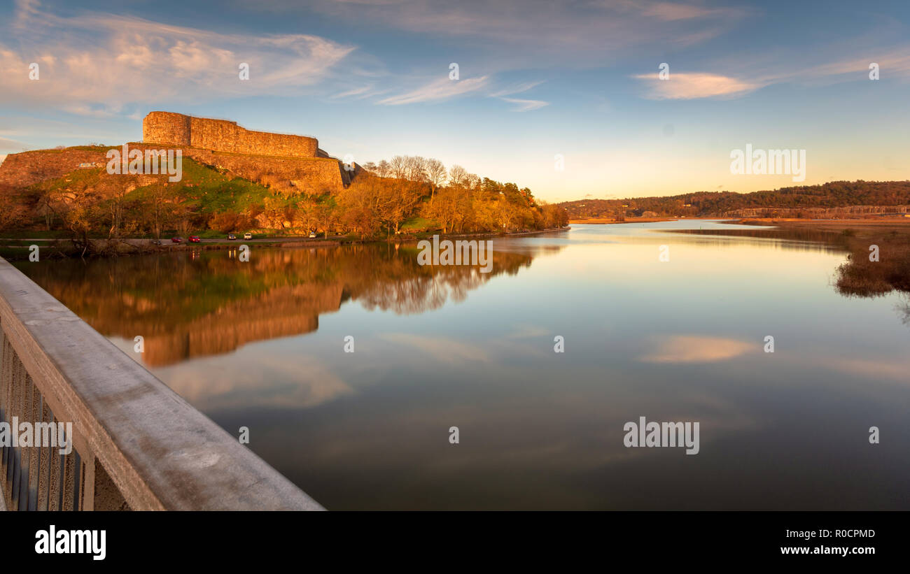 Bohus fort the last standing ruins ar kungalv gothenburg sweden Stock ...