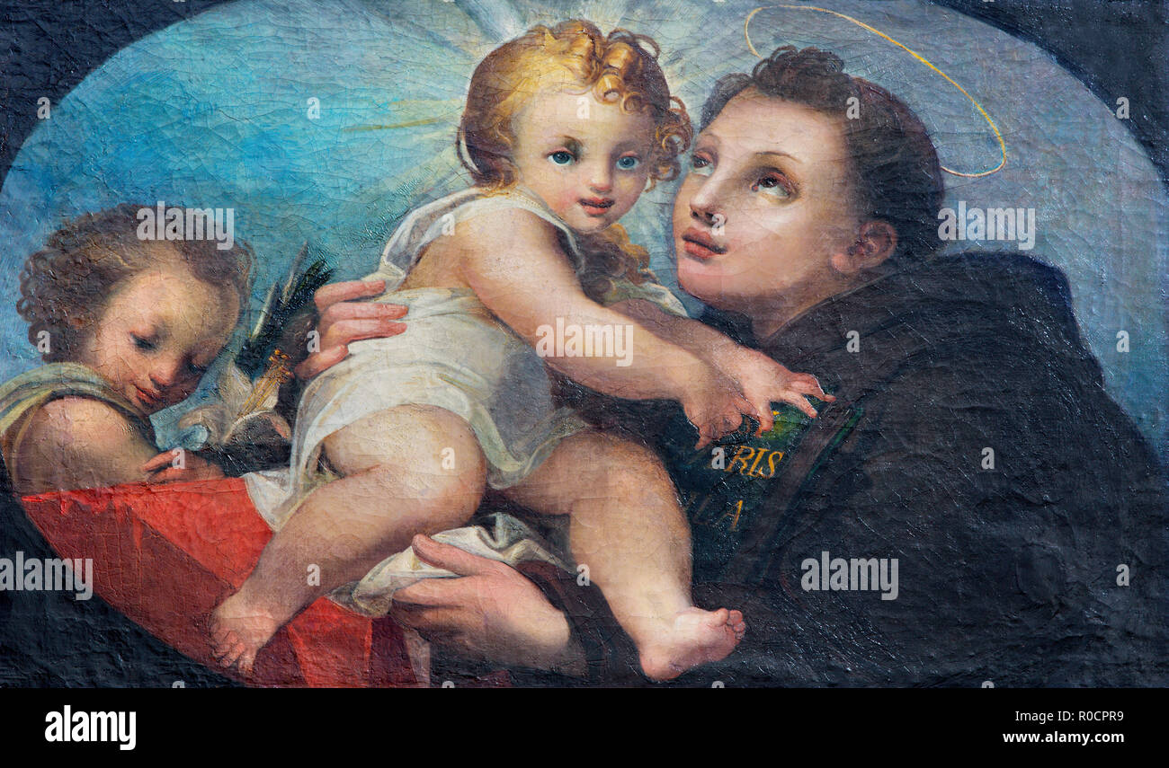 Saint anthony of padua painting hi-res stock photography and images - Alamy