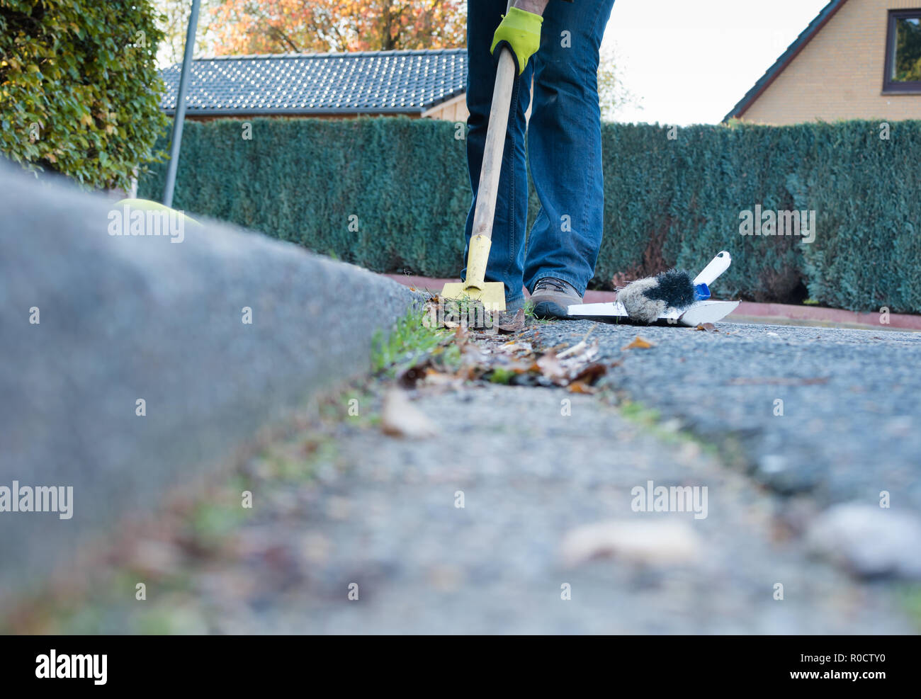 Urban road rain gutters hi-res stock photography and images - Alamy