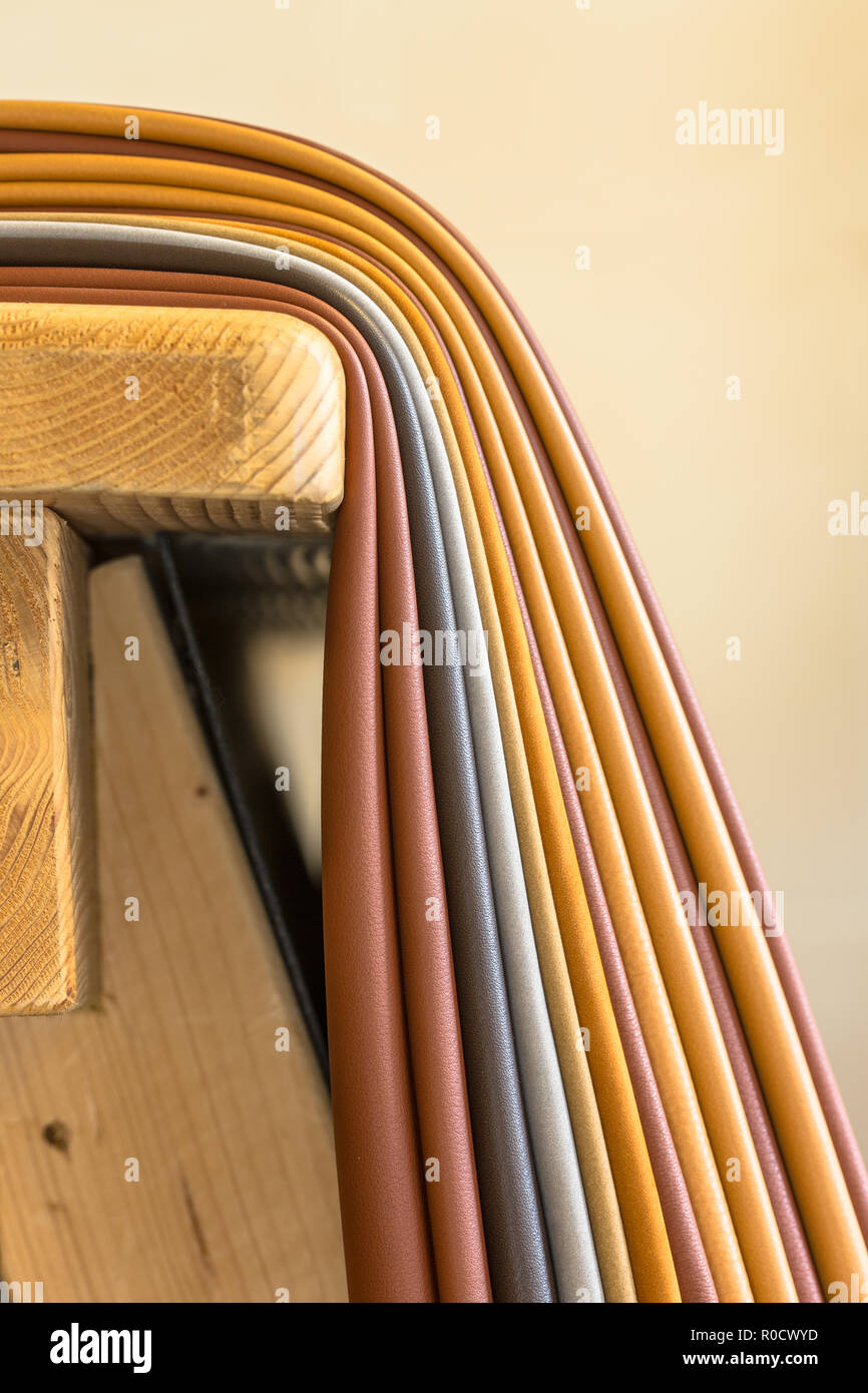 Leather swatches hi-res stock photography and images - Alamy
