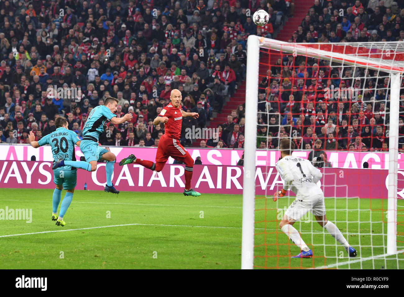 Football Soccer Header Flying High Resolution Stock Photography and ...