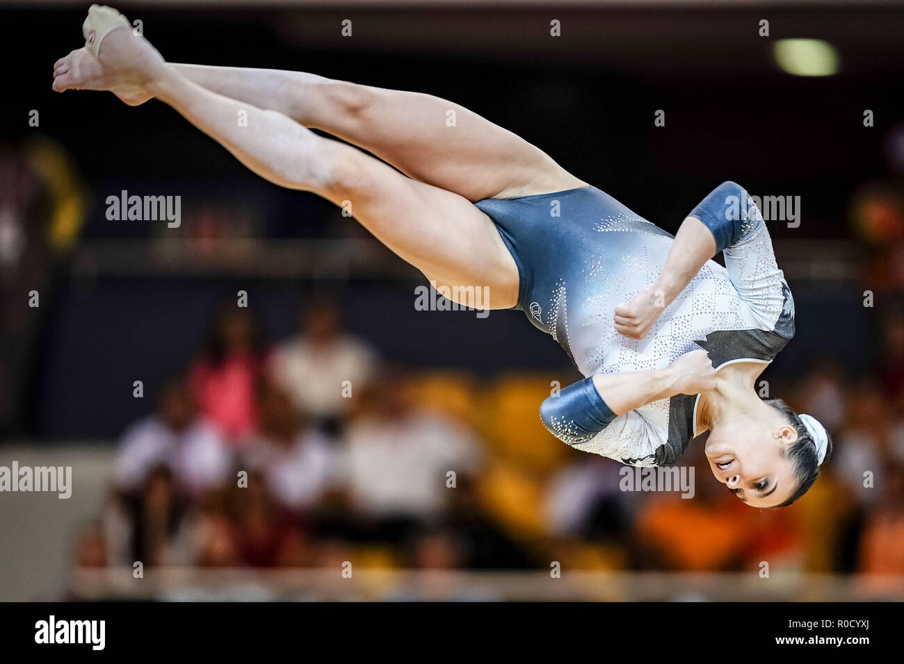Doha, Qatar. November 3, 2018: Brooklyn Moors of Â Canada during Floor ...