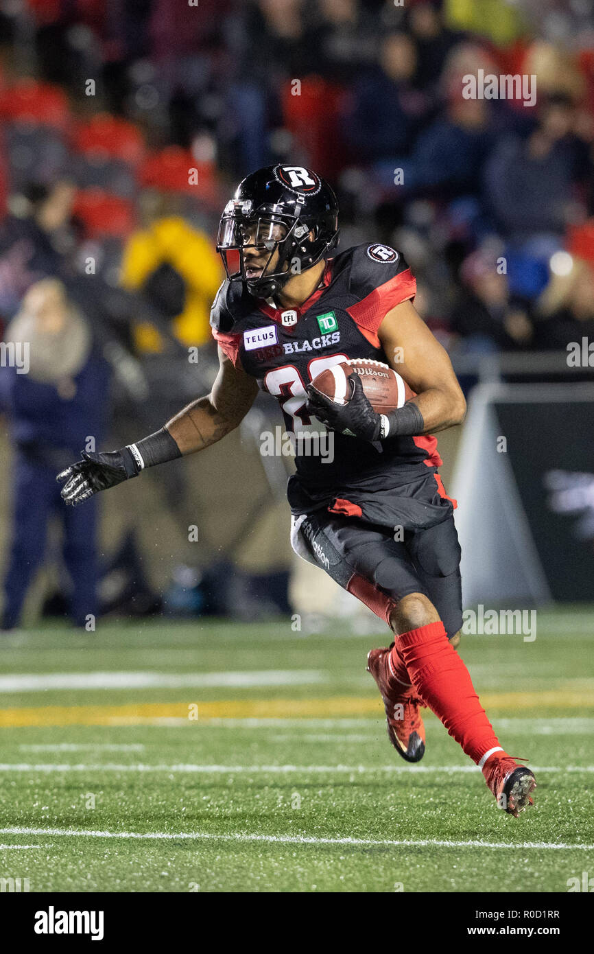Ottawa, Canada. 02nd Nov, 2018. Ottawa Redblacks defensive back Sherrod ...