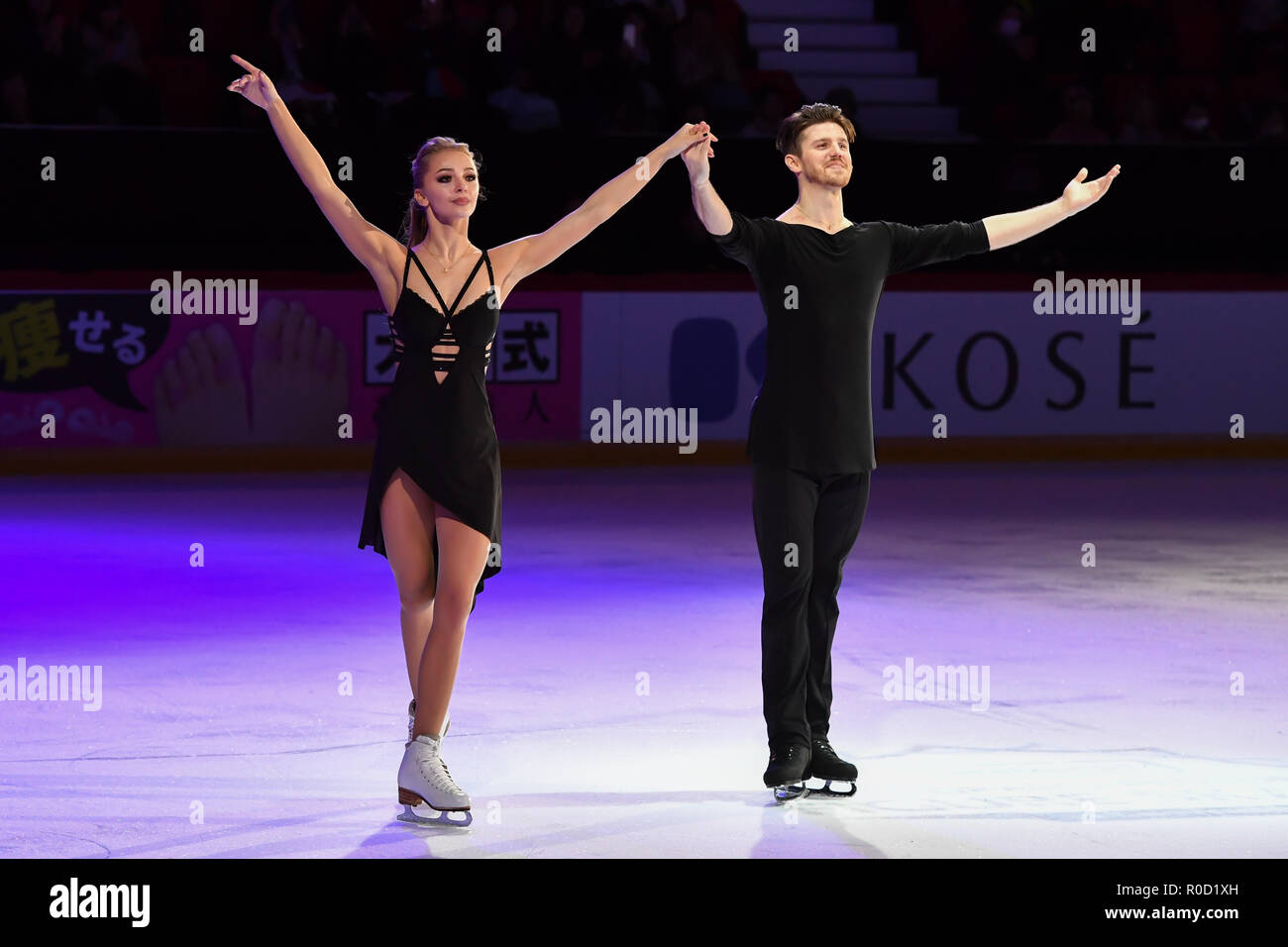Helsinki, Finland. 3rd November, 2018. Alexandra Stepanova / Ivan Bukin ...