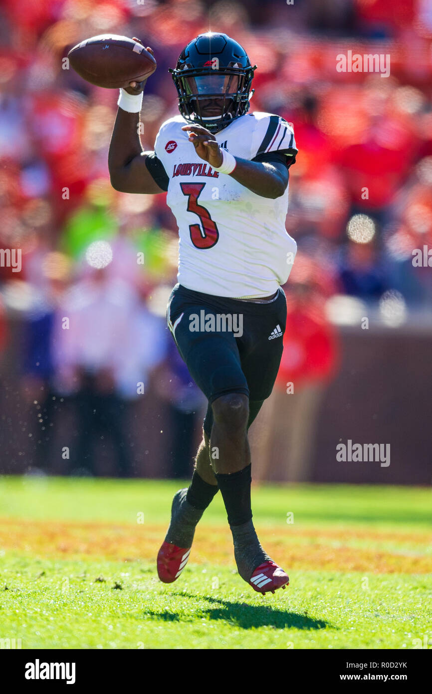 Louisville Cardinals quarterback Malik Cunningham (3) during the NCAA ...