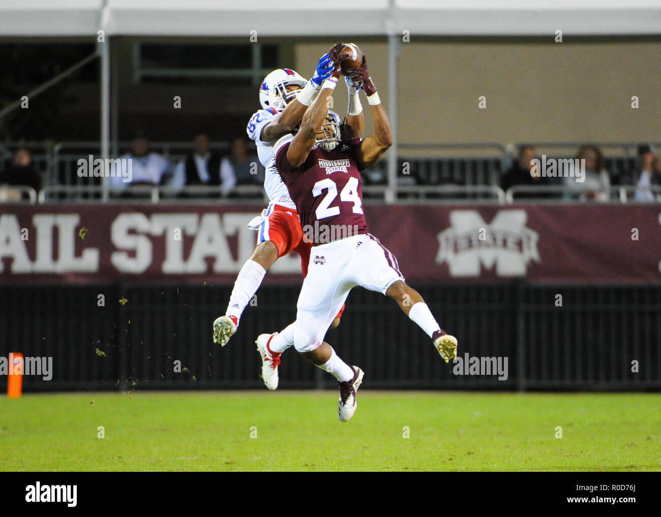 Starkville, MS, USA. 03rd Nov, 2018. Louisiana Tech tight end, PEYTON ...