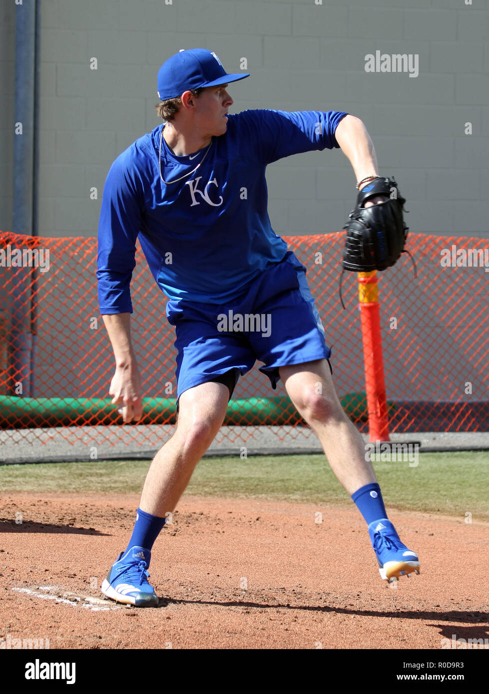 November 3, 2018 - Kansas City Royal Scott Barlow during a warm up ...