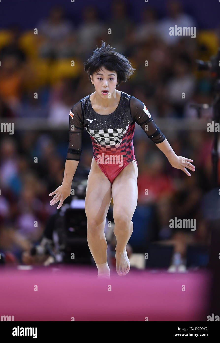 May Murakami (JPN) at the ground. GES/Gymnastics/Gymnastics World ...