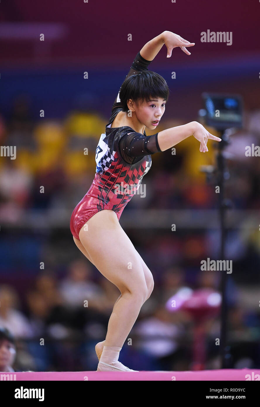 May Murakami (JPN) at the ground. GES/Gymnastics/Gymnastics World ...