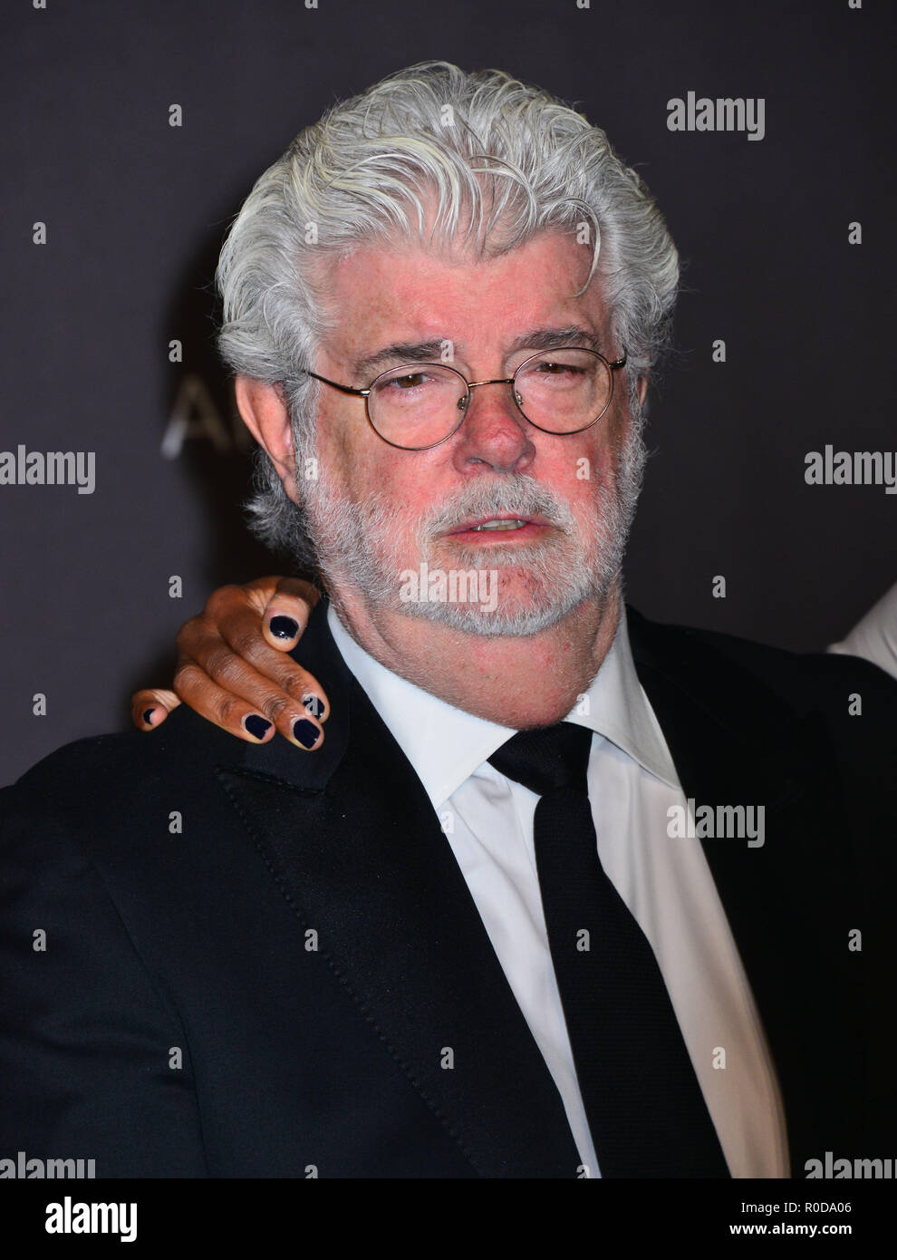 Los Angeles, California, USA. 3rd November, 2018. George Lucas arrives ...