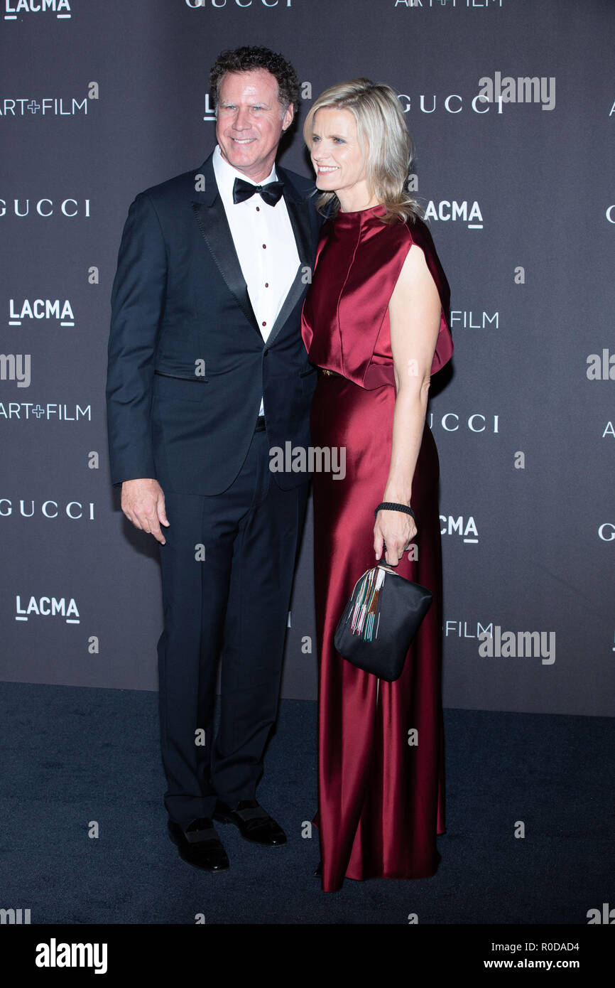 Los Angeles, USA. 3rd Nov, 2018. Will Ferrell and wife Viveca Paulin ...