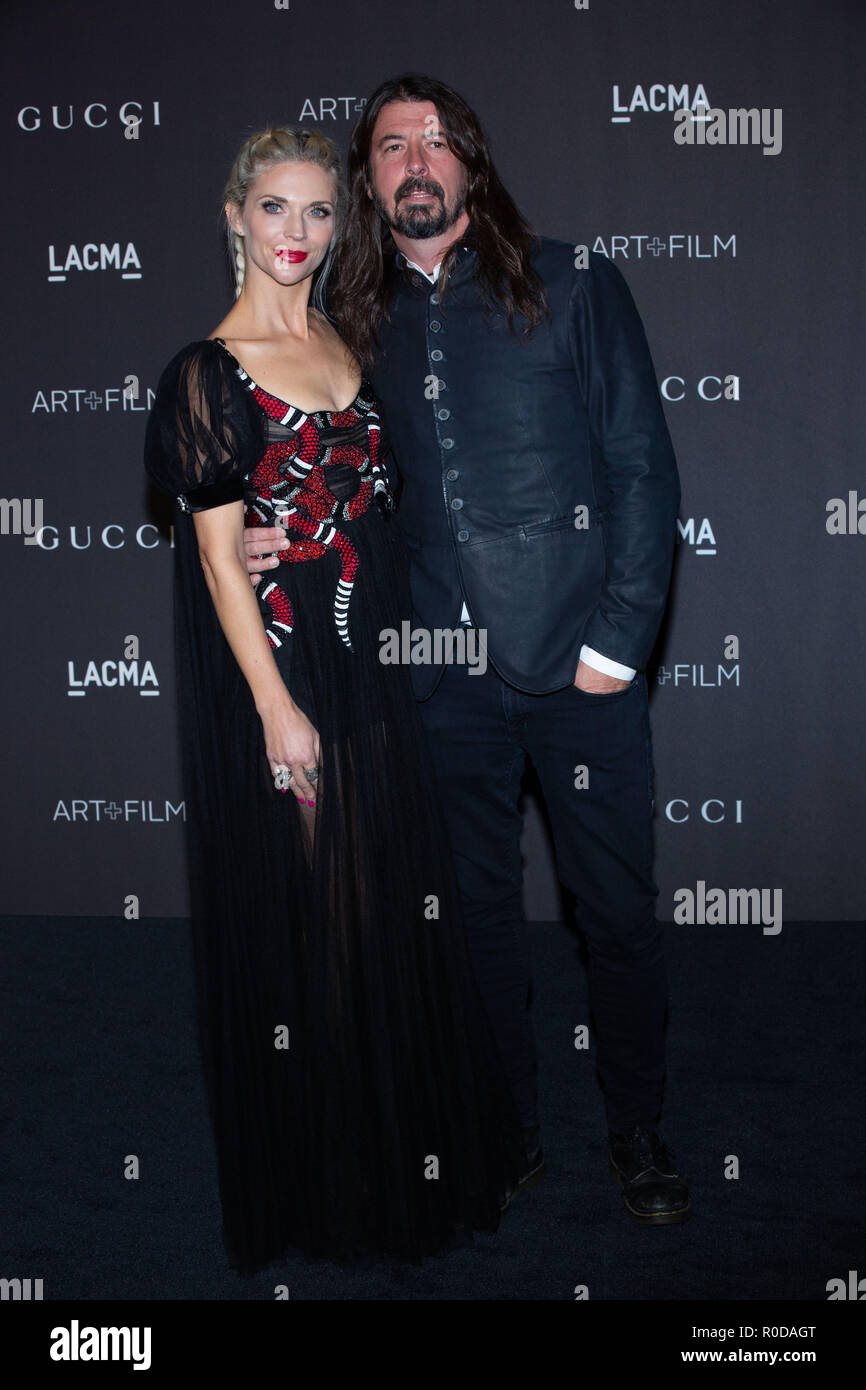 Los Angeles, USA. 3rd Nov, 2018. Jordyn Blum and Dave Grohl attend the ...