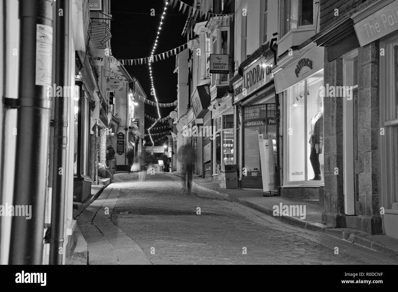 Cornwall resort Black and White Stock Photos & Images - Alamy