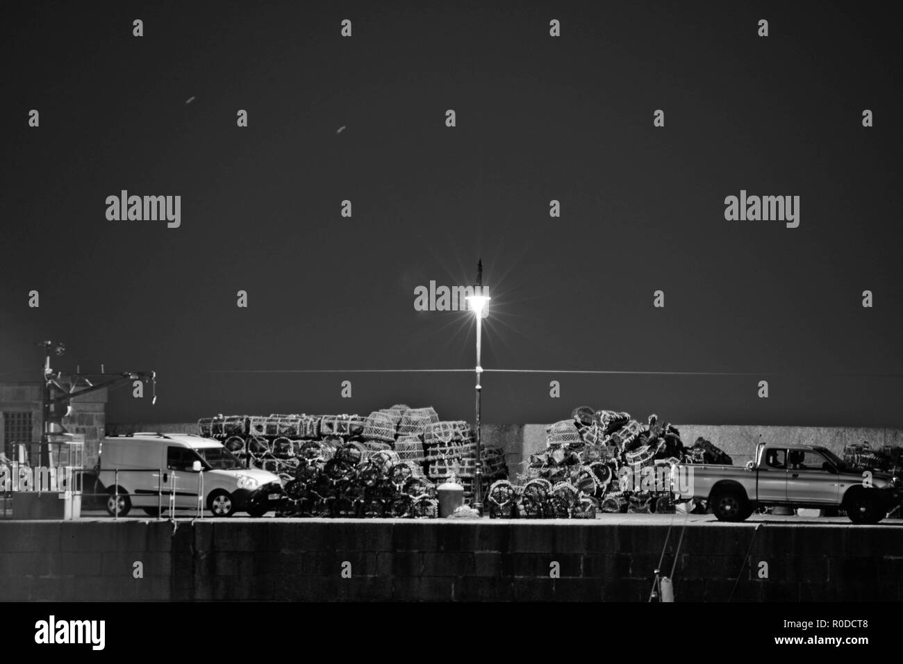Cornwall resort Black and White Stock Photos & Images - Alamy