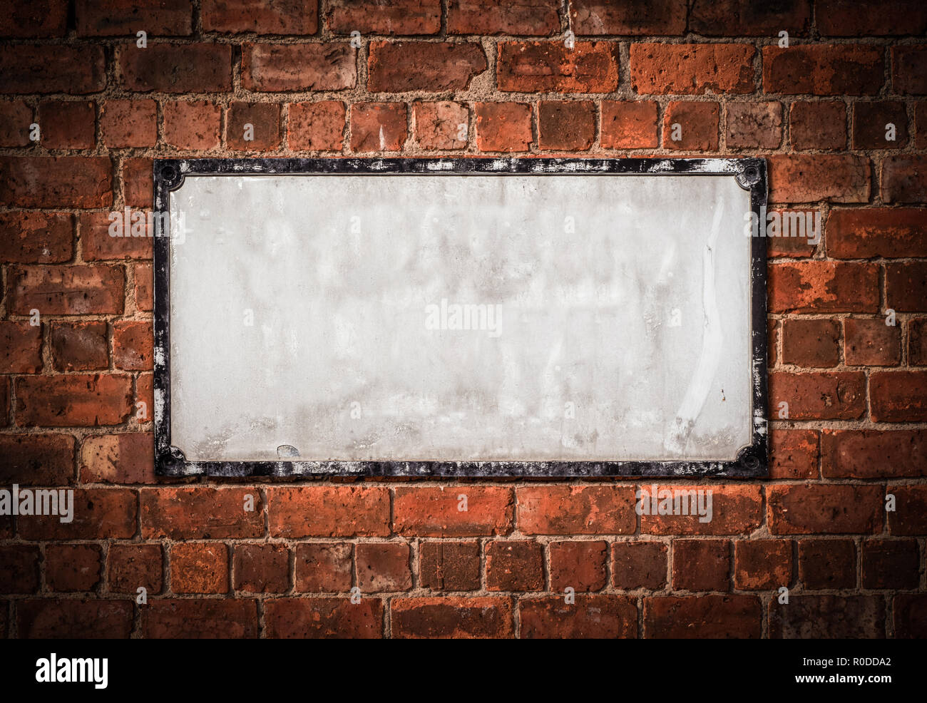 Vintage Blank Street Sign