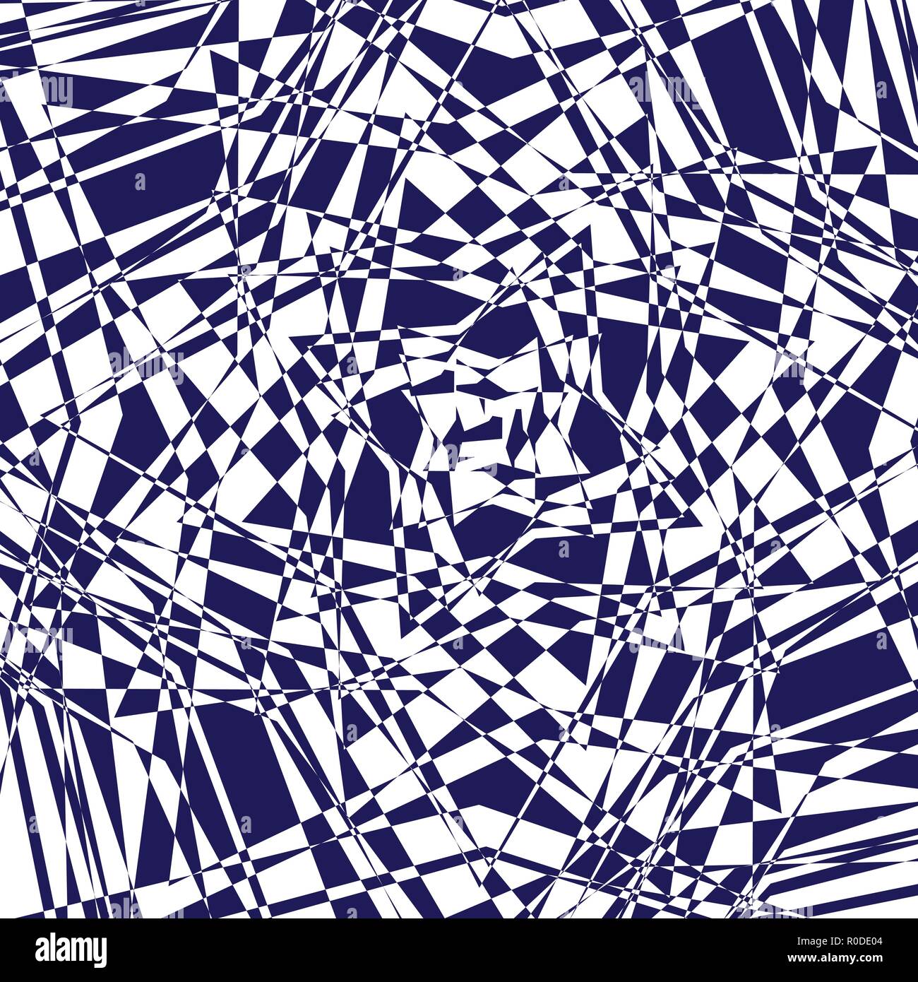 Stock geometric shapes and lines of dark blue color randomly arranged ...