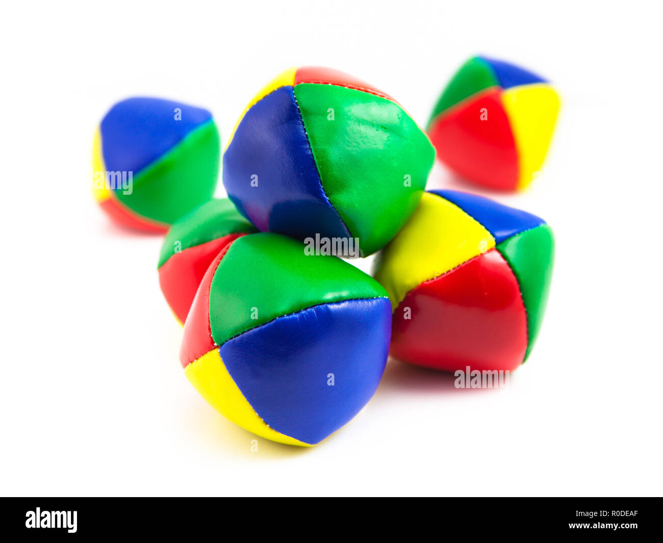 Concept for Business Challenges, Stack of Colorful Juggling Balls on ...